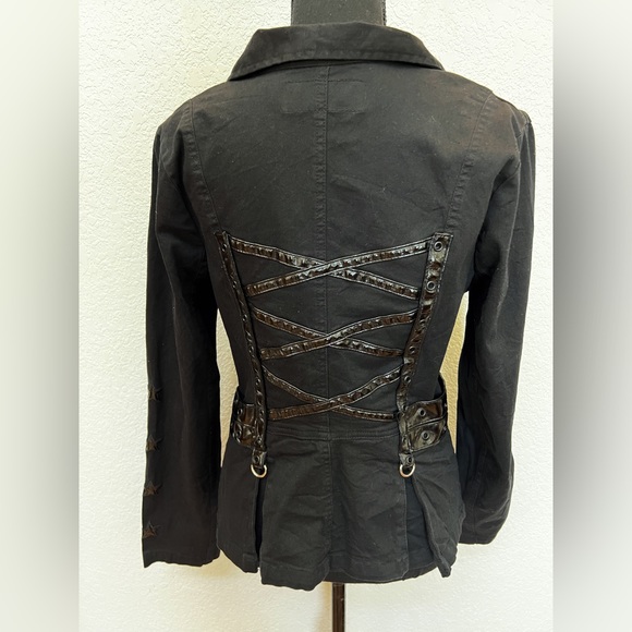 Tripp nyc | Jackets & Coats | Vintage Tripp Black Jacket With Corset ...